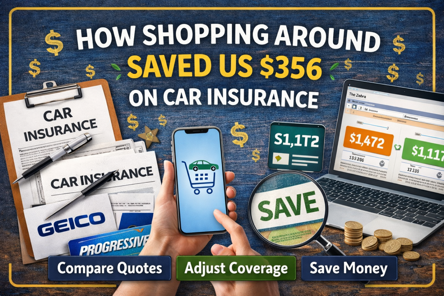 How to Save Money on Car Insurance by Shopping Around – Happy Llama Home